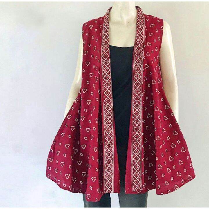 Vest Monic Cinde Batik Solo Outer Batik | Lazada Indonesia