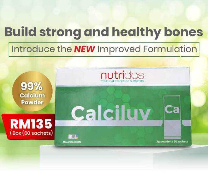 Nutridos Calcium Powder 3g 60Sachets | Lazada