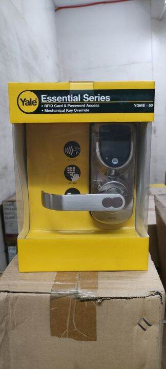YALE DOOR LOCK #YDME-50 DIGITAL DEADLATCH LOCK | Lazada PH