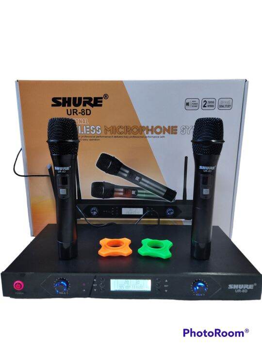 Mic wireless shure UR 8D ur8d ur 8 handheld microphone | Lazada Indonesia