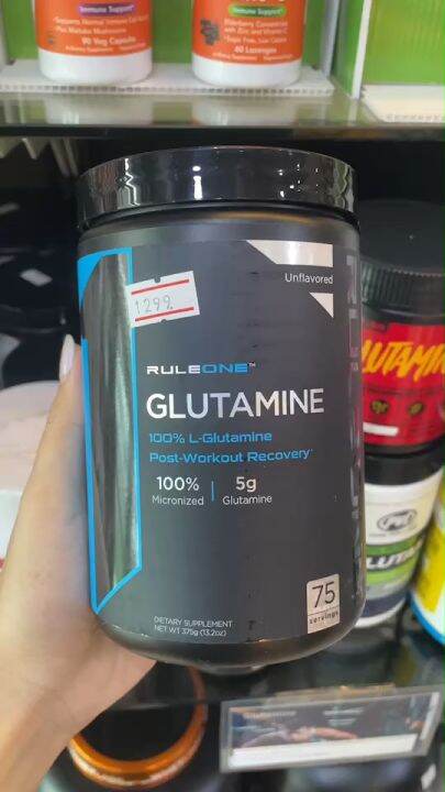 Rule1 Micronized Glutamine 375g | Lazada.co.th