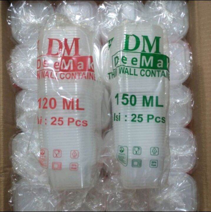 Thinwall DM 120Ml & 150Ml SQ isi 25pcs | Lazada Indonesia
