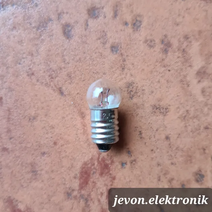 Lampu Dop Bohlam Senter 2.5 Volt 0.3 Ampere 2.5v 0.3a 2,5v 0,3A 2,5 V 0 ...