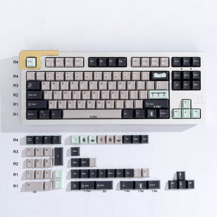【Keycap Only】GMK Rainy Day Keycap 130 Keys Cherry Profile PBT Dye-Sub ...