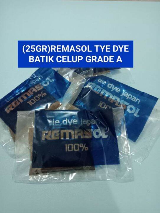 25gr Bisa Codpewarna Tie Dye Remasol Original Pewarna Batik Jumputan Repack 25gr Lazada