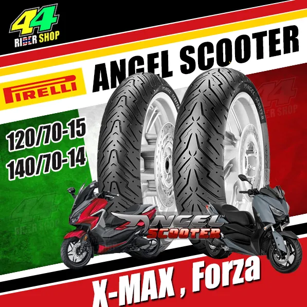 ยาง Pirelli Xmax Forza Forza350 ยกคู่ Angel Scooter Yamaha X-Max Honda Forza350 Adv350 120/70-15 ...