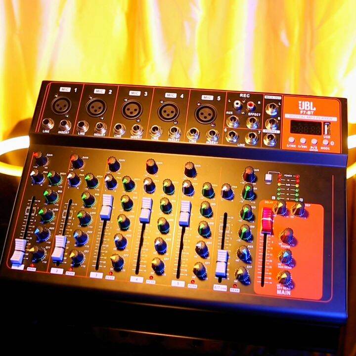 JBL/Yamaha audio mixer 7 channel original with bluetooth for dj play ...