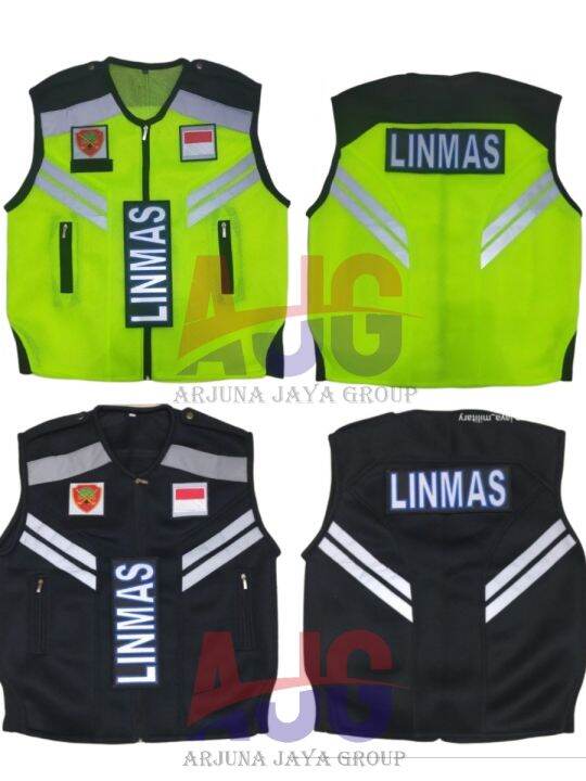 Rompi linmas, rompi senkom, rompi avsec, rompi rapi | Lazada Indonesia