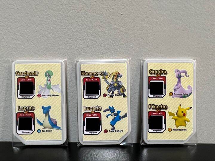 Pokémon gaole support Pokémon (12 of them) | Lazada Singapore