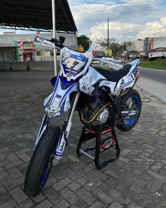 decal custom decal sticker Yamaha wr155 kombinasi hologram full body ...
