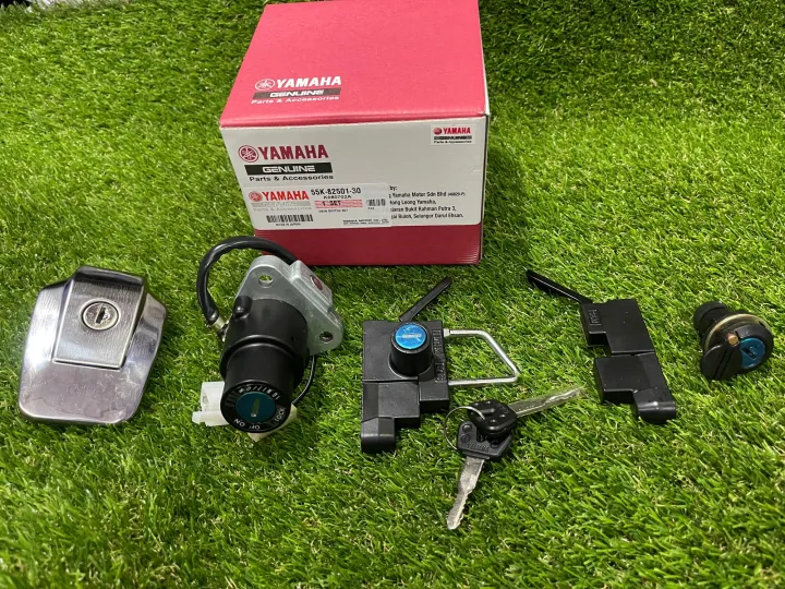 YAMAHA RXZ 55K MAIN SWITCH TANK LOCK SEAT LOCK SET KUNCI SET SUIS KUNCI ...