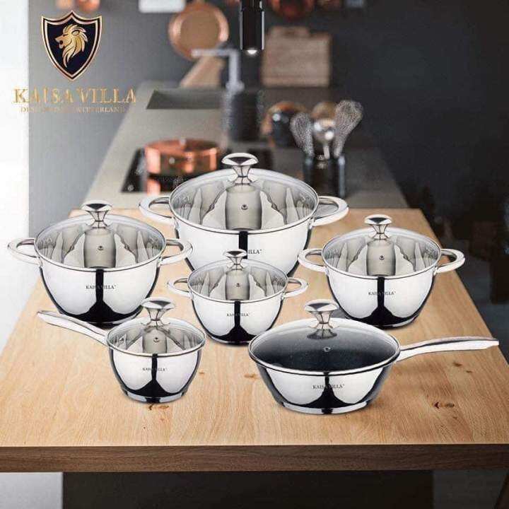 KAISA VILLA 12PCS COOKWARE SET | Lazada PH