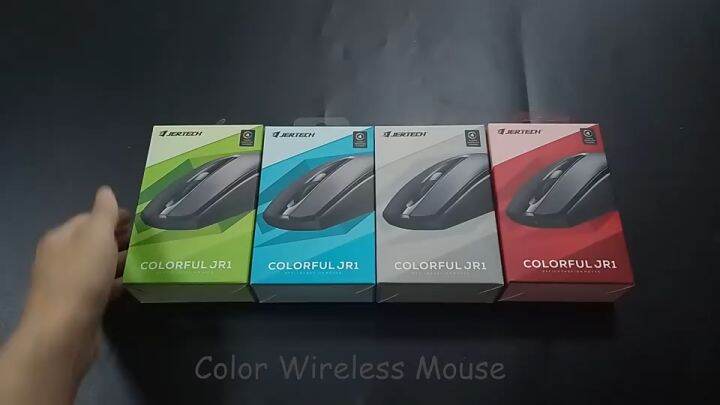 LPM - Mouse Wireless Jertech Colorful JR1 Free Battery | Lazada Indonesia