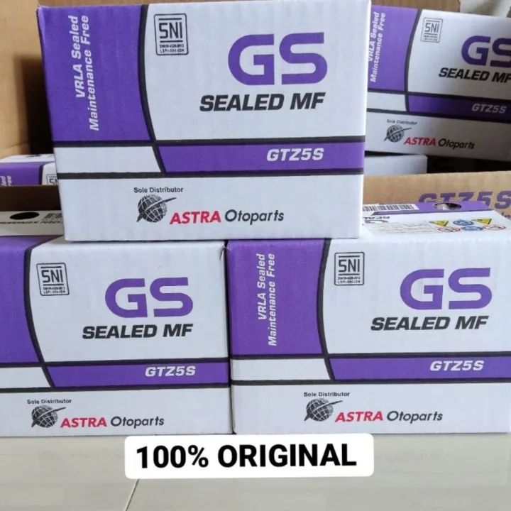 AKI GS GTZ5S ORIGINAL | AKI GS ASTRA GTZ5S ORIGINAL | Lazada Indonesia