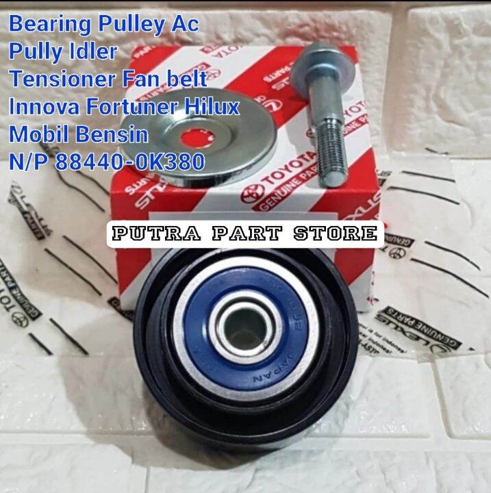 Pulley Bearing Ac Tensioner Fan belt Toyota Innova Inova Hilux Fortuner ...