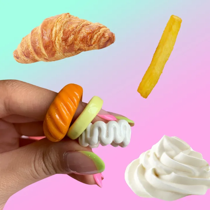 Mad Creation Club - Croissant Clay Ring | Lazada.co.th