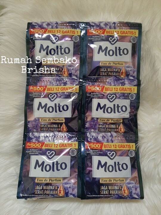 Molto Ungu 500 1 Renceng / Pengharum dan Pelembut Pakaian ...