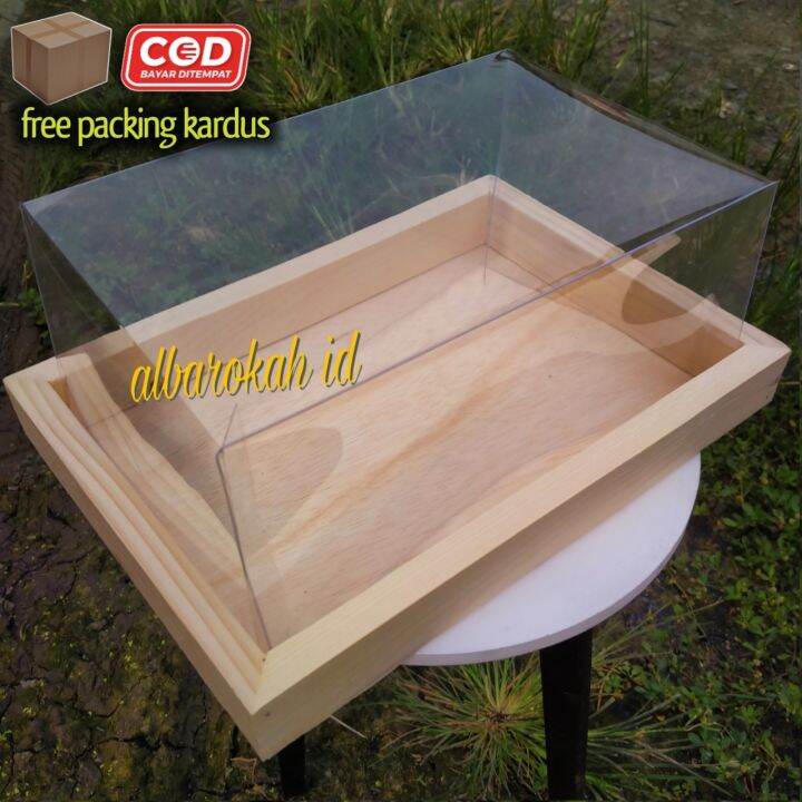 PARCEL NIKAH KAYU JATI BELANDA size variatif per 1 pcs // NAMPAN ...