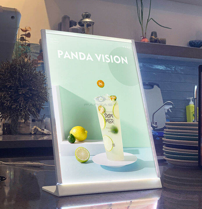 FANTASY UHOO Intimate Design LED Metal Light Advertising Sign Holder A4 ...