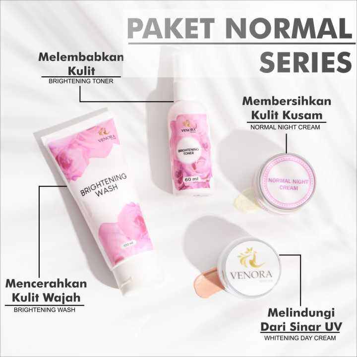 VENORA SKINCARE ORIGINAL SET KECANTIKAN AMAN BUMIL/BUSUI PAKET RESELLER ...