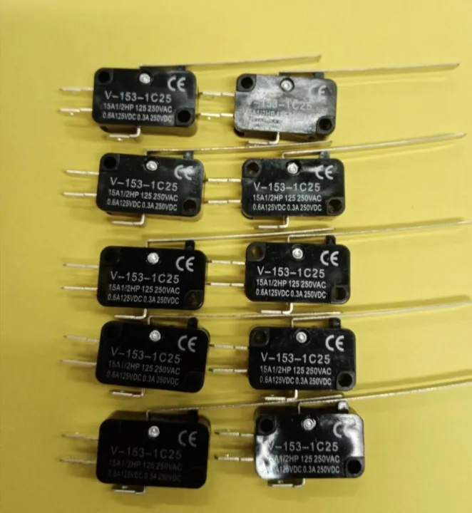 V-153-1C25 Micro Switch ไมโคร สวิทซ์แบบก้านยาว (10ชิ้น 120บ.)สินค้าไนไทยพร้อมส่ง | Lazada.co.th
