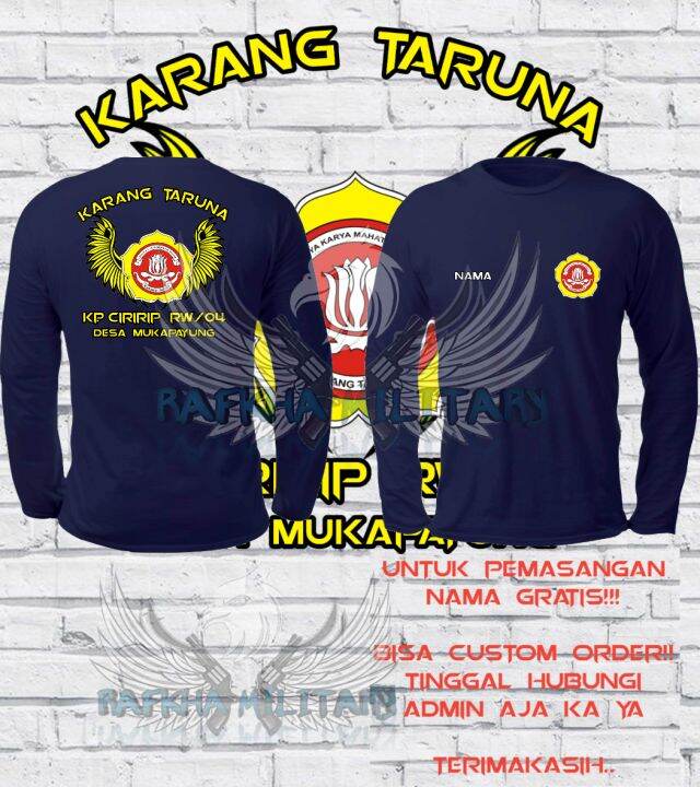 kaos karang taruna / kaos lengan panjang karang taruna / T-Shirt karang ... kaos karang taruna / kaos lengan panjang karang taruna / T-Shirt karang ...