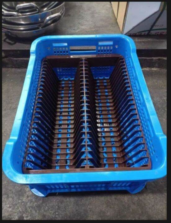 1685 crate with inner saucer rack stackable heavy duty | Lazada PH