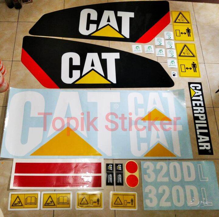 Stiker Excavator CATERPILLAR CAT 320DL Decal Alat Berat | Lazada Indonesia