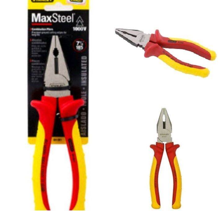 84-001 Tang Listrik Stanley ukuran : ( 7.1/4 in - 185mm ) VDE ...