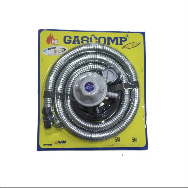 Selang gas gascom+meteran | Lazada Indonesia