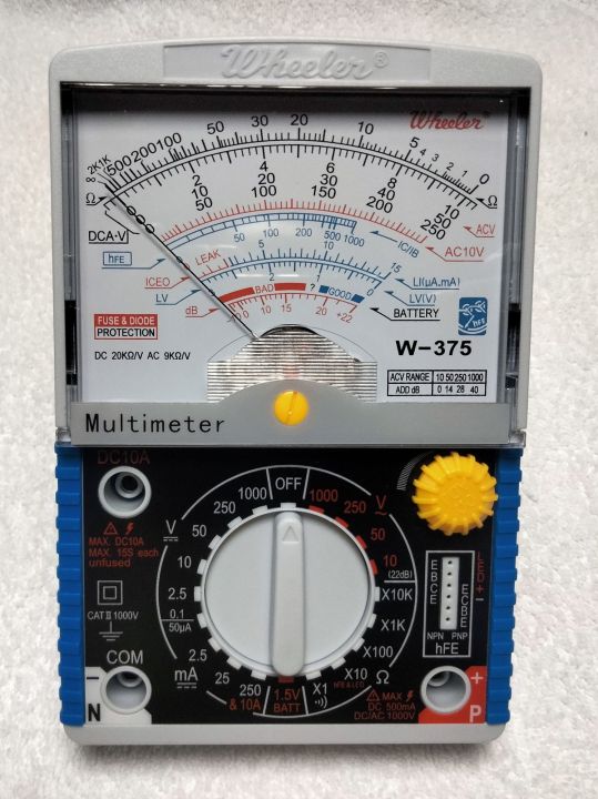 WHEELER ANALOG MULTIMETER TESTER W/ STAND & BUZZER | Lazada PH