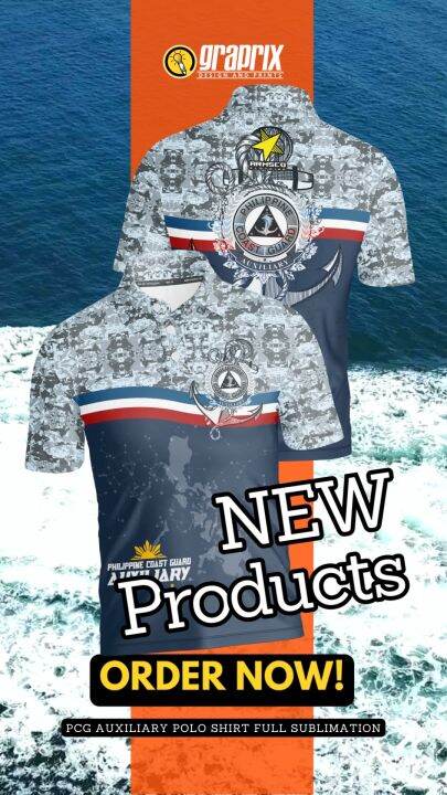 Coast Guard PCG AUXILIARY Saving Lives V3 POLO Mandarin Full ...