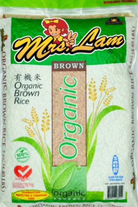 Mrs Lam Organic Brown Rice 2Kg | Lazada PH
