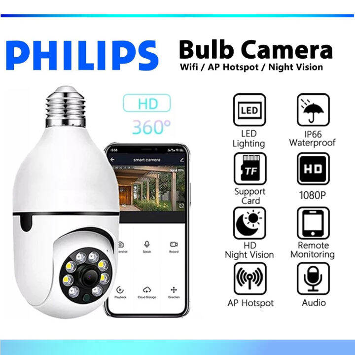 Philips cctv camera with voice connect to cellphone cctv wifi wireless ...