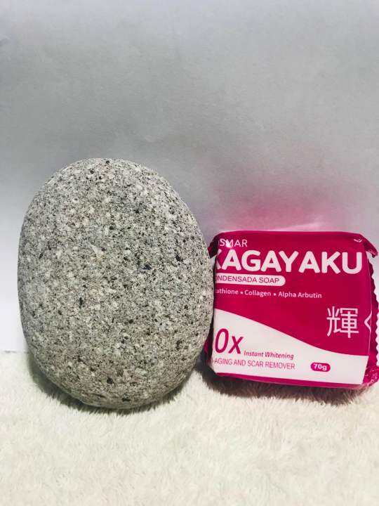 batong panghilod + kagayaku condensada soap | Lazada PH