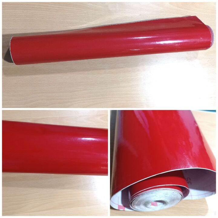 skotlite sticker meteran merah glossy | Lazada Indonesia