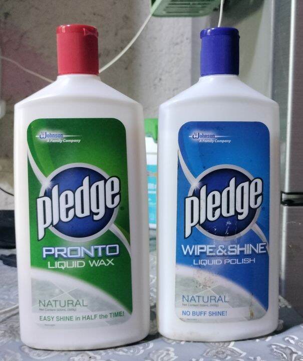 Pledge Pronto Liquid Wax 500ml, Limited Stock | Lazada PH