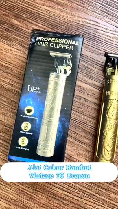 [CUKUR DRAGON] Alat Mesin Cukur Potong Rambut Bulu Kumis Dan Jenggot Listrik Vintage T9 Dragon ...