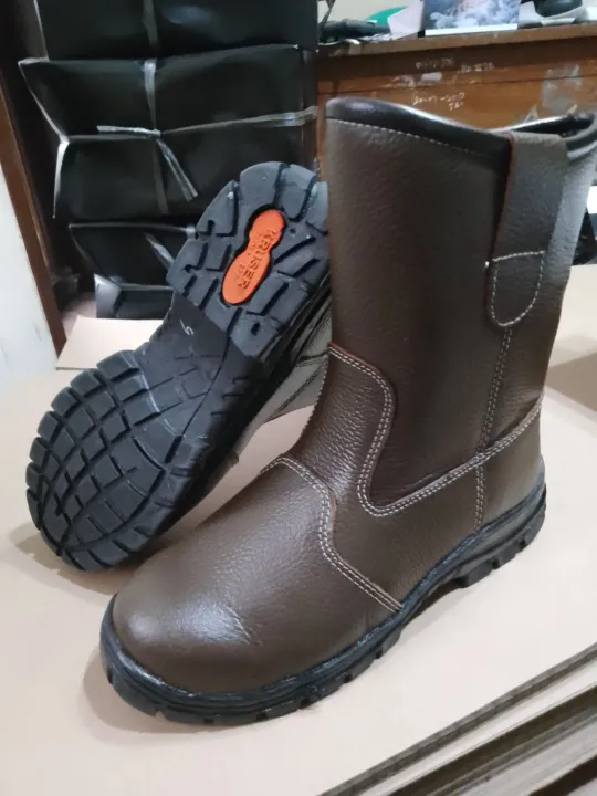 sepatu safety kruser kulit /sepatu safety proyek kulit termurah ...