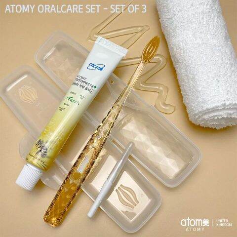 Atomy Oral Care Travel Set (Made in Korea) Toothbrush/ Toothpaste ...