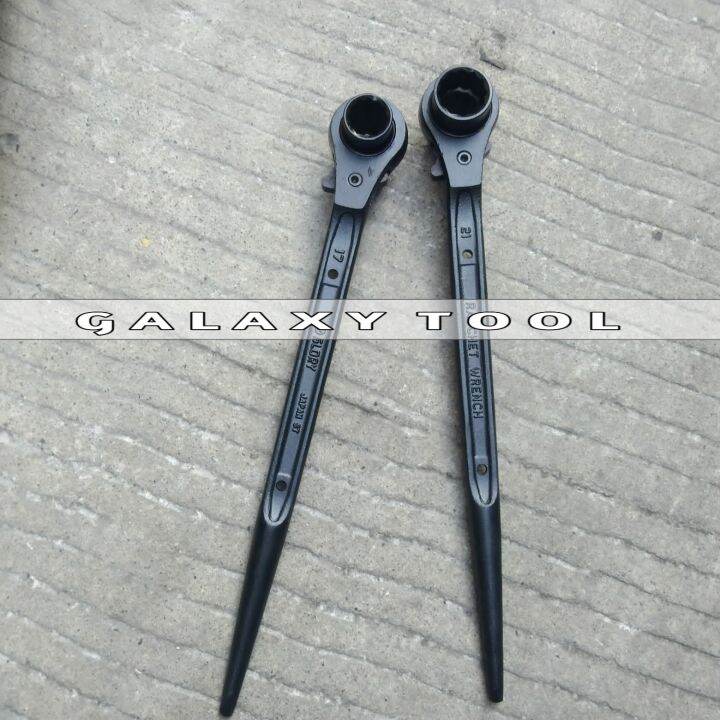 Kunci Ratchet Scaffolding Kunci Ring Ganda GRORY 19 x 21 mm Komplit ...