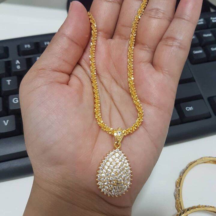 ‼️COP 916 PERSIS ORI‼️ Rantai leher jagung set loket / NECKLACE | Lazada