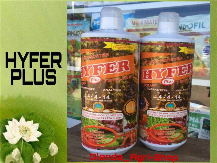 HYPER PLUS Foliar Fertilizer Bloom Booster NPK 4-4-14 and Growth ...