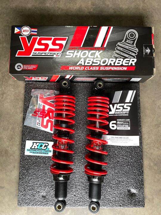 YSS TOP PLUS 320mm Red Dual Shock | Lazada PH