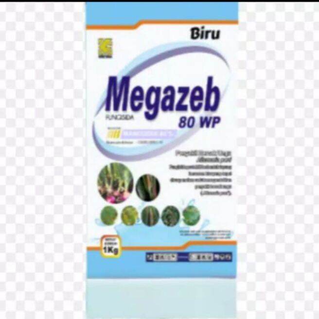 Megazeb biru 80wp 1KG Fungisida Mankozeb warna biru | Lazada Indonesia