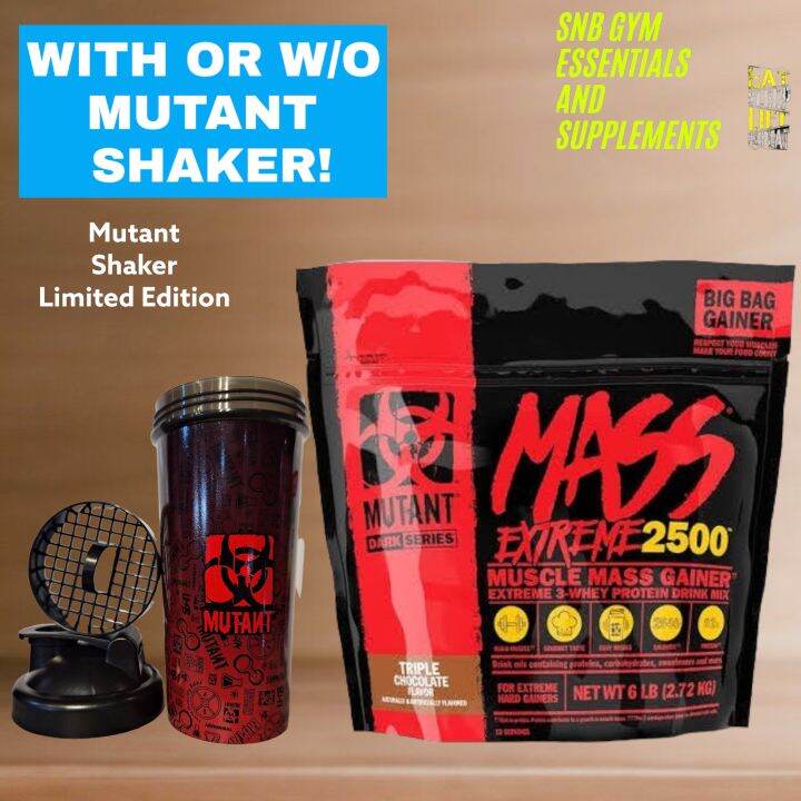 Mutant Mass Extreme 2500 6lbs. (3 FLAVORS AVAILABLE) Mutantmass mutant ...
