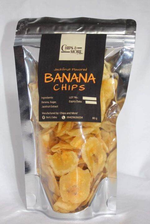 BANANA CHIPS 80 grams Chips&More Cebu's Delicacies | Lazada PH