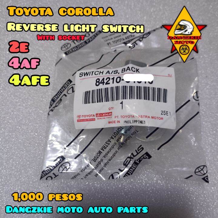 TOYOTA COROLLA REVERSE SWITCH 2E 4AF 4AFE ( BIG BODY,LOVELIFE, SMALL ...