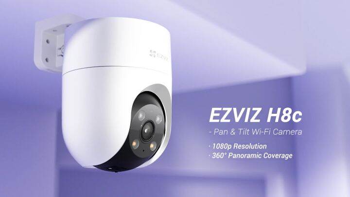 EZVIZ H8c 1080P Outdoor Security Wi-Fi Camera 360°Pan/Tilt CCTV IP ...