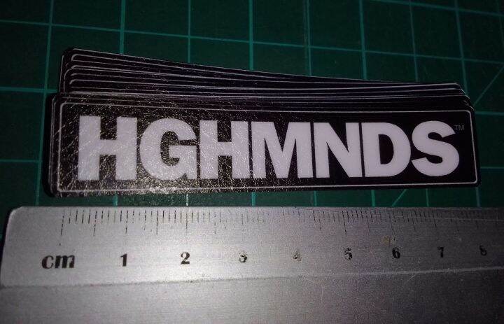 Sticker Laminated Highminds | Lazada PH